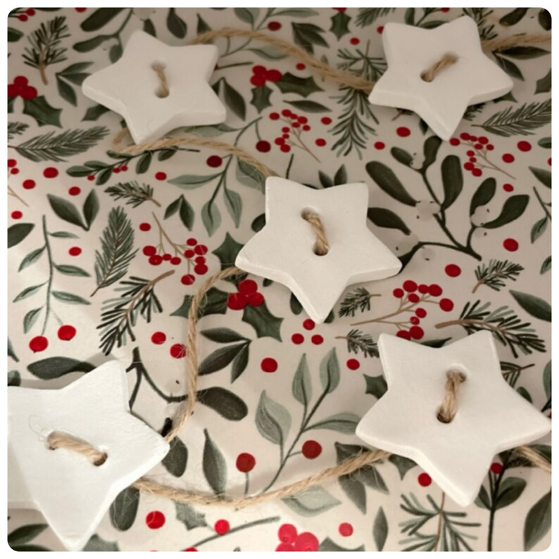 Rustic Clay Star Garland - Etsy