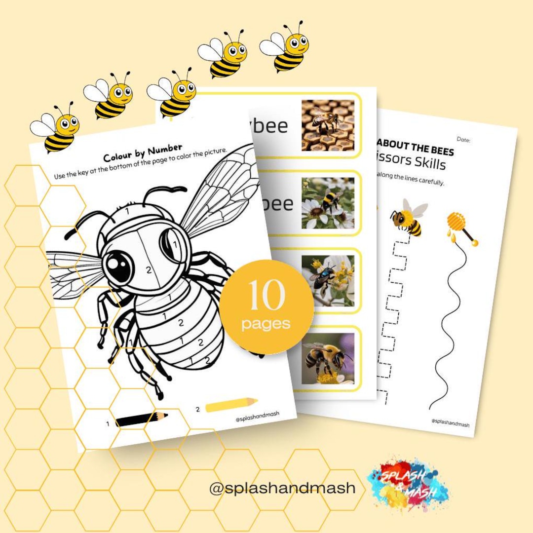 Printable Toddler Worksheets, Nursery, Reception Learning Bundle, Busy ...