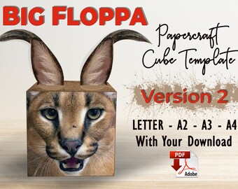 Floppa Papercraft | Etsy Israel