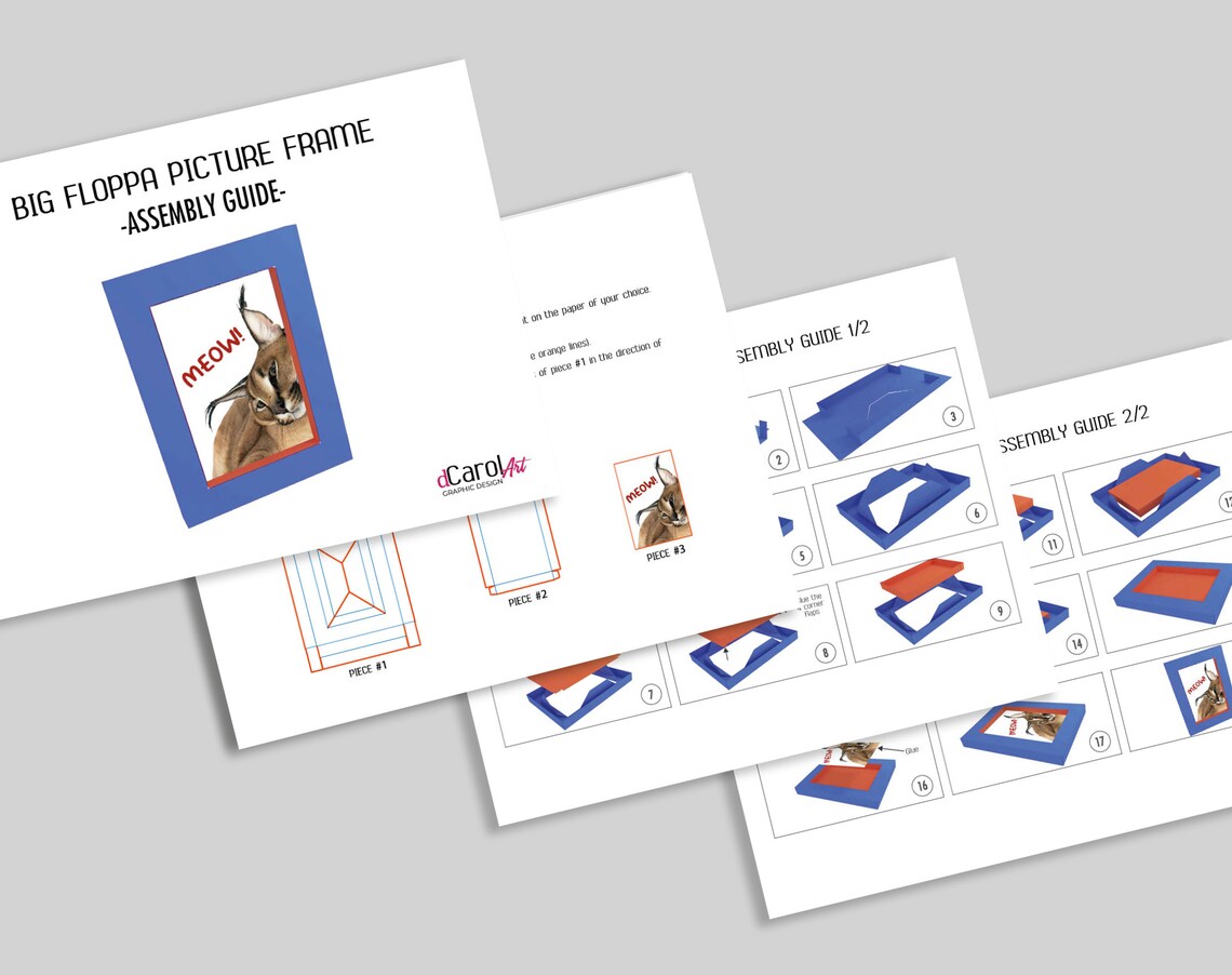 Big Floppa Photo Frame Printable. Big Floppa Picture Frame - Etsy