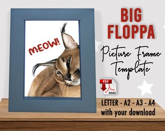 Floppa Template | Etsy Finland