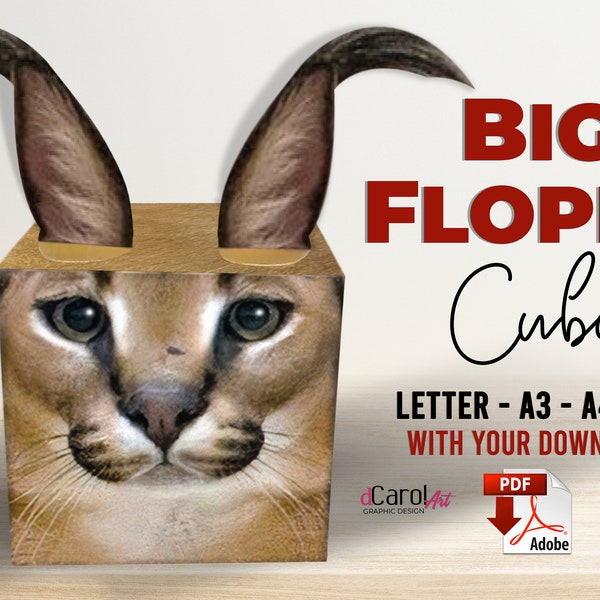 3d Paper Floppa - Etsy