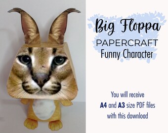 Floppa Template | Etsy UK