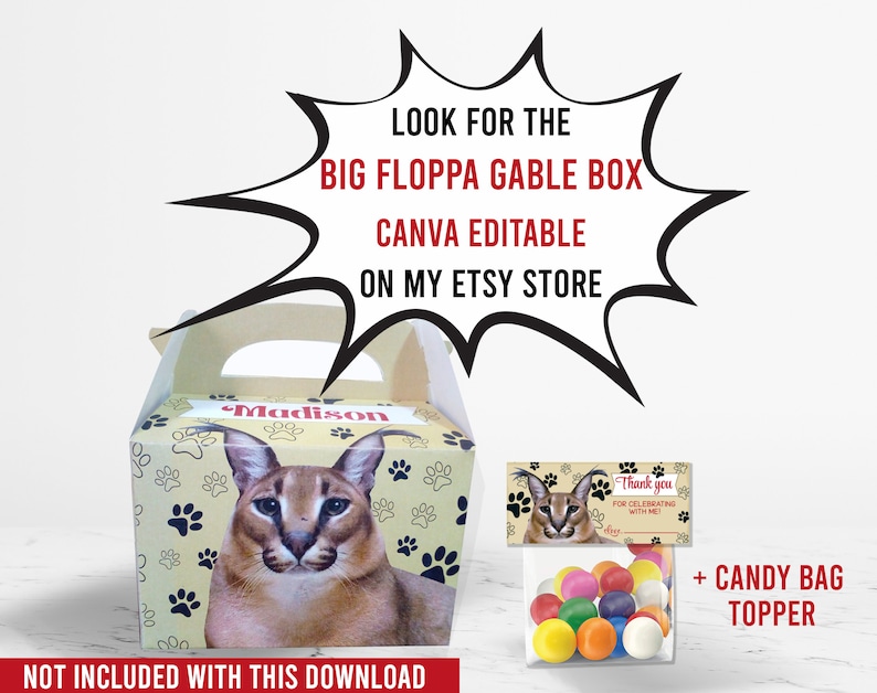 big-floppa-box-papercraft-template-party-favor-box-gift-etsy-australia