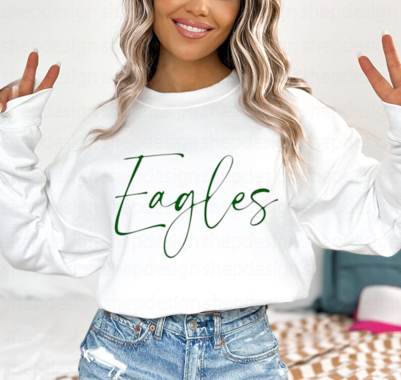 Eagles Football PNG, High Quality 300 DPI Script Print Eagles Football PNG Image - Etsy
