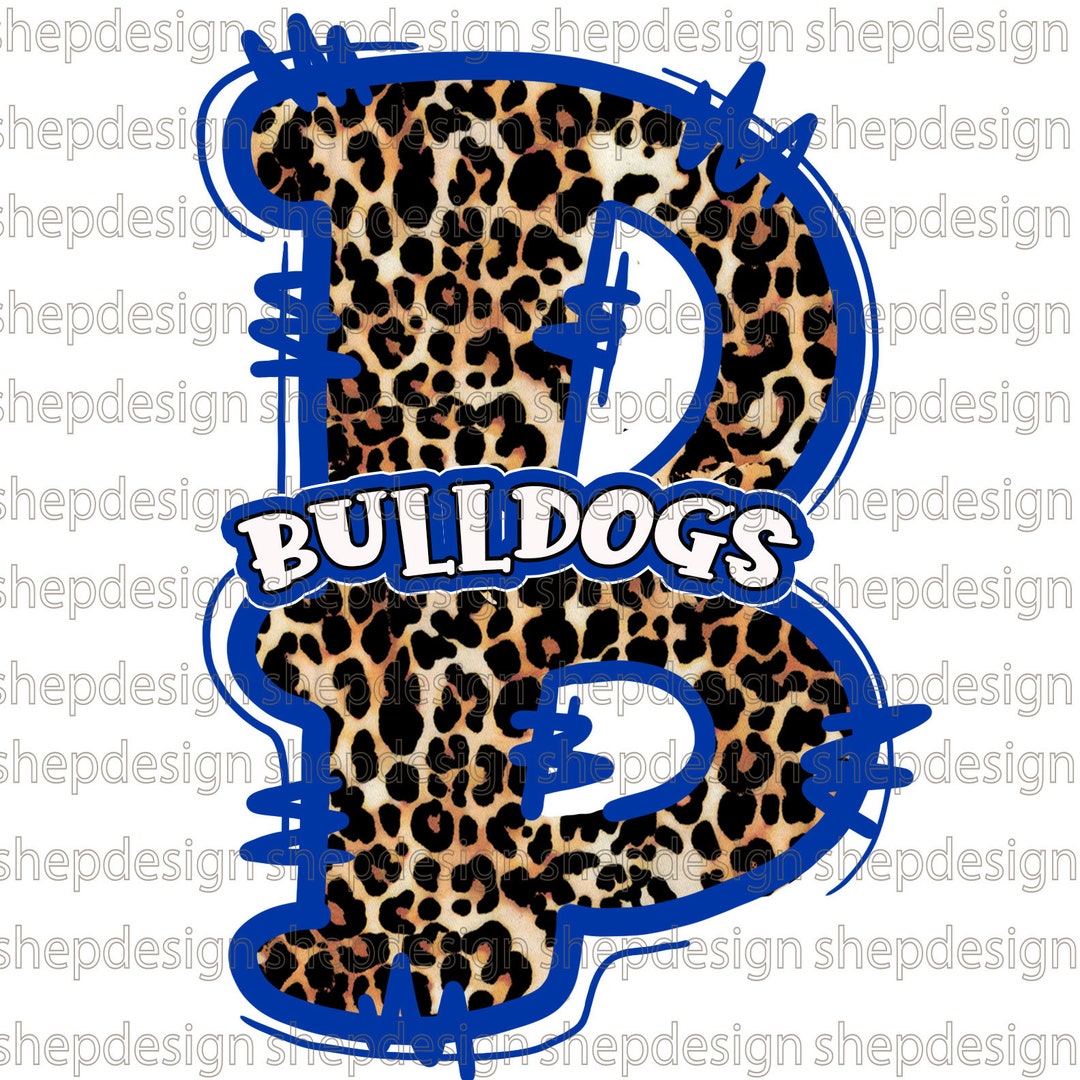 PNG Bulldogs Digital Download, High Quality 300 DPI Blue Bulldogs ...