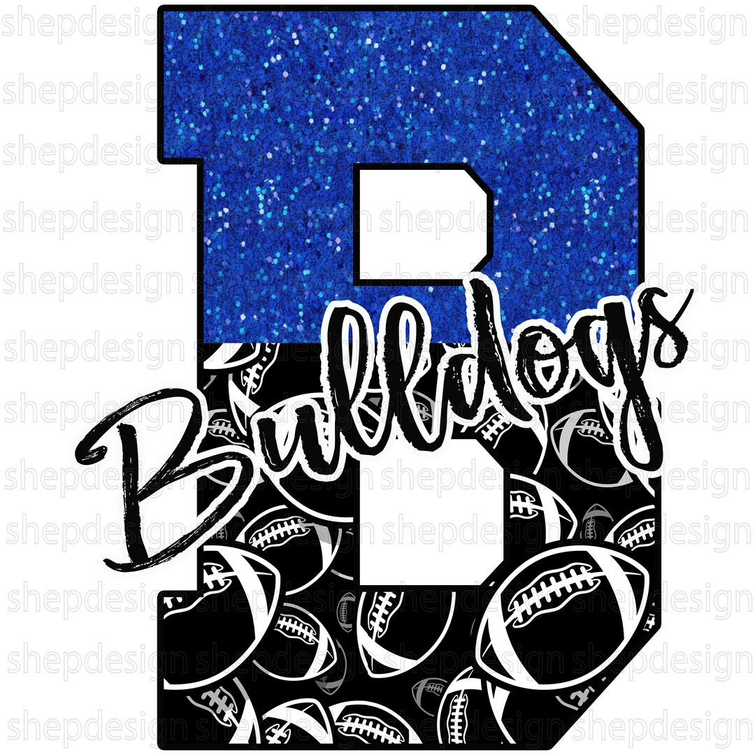 Bulldogs PNG Digital Download, High Quality 300 DPI Blue Bulldogs ...