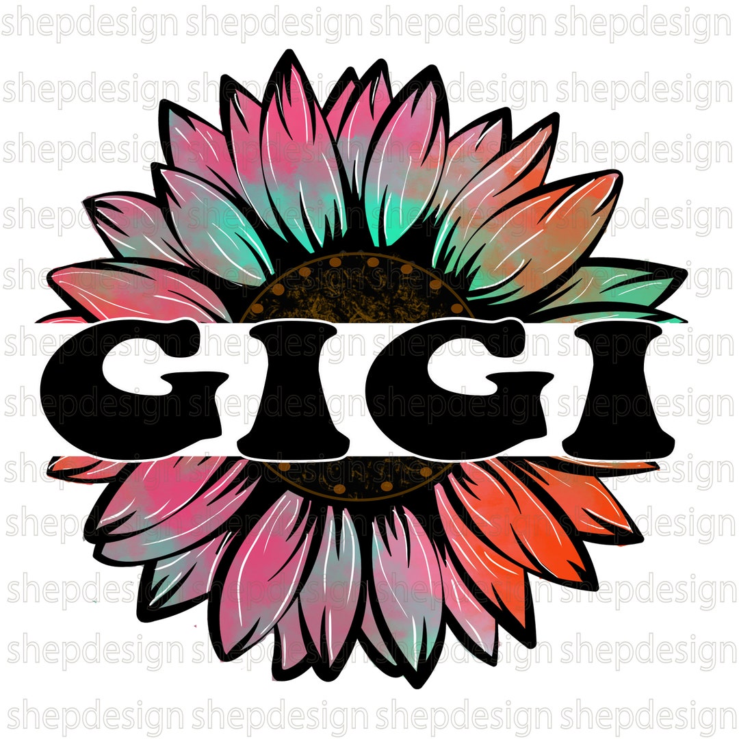 GIGI PNG Digital Download T-shirt Graphic - Etsy