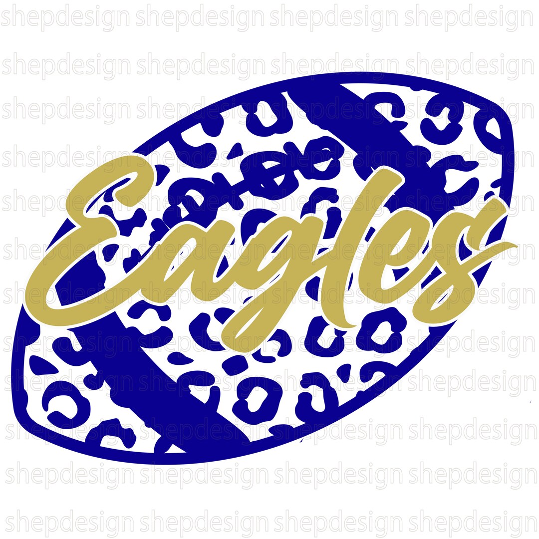 PNG Digital Download Commercial Use Graphic, Eagles Blue and Gold ...