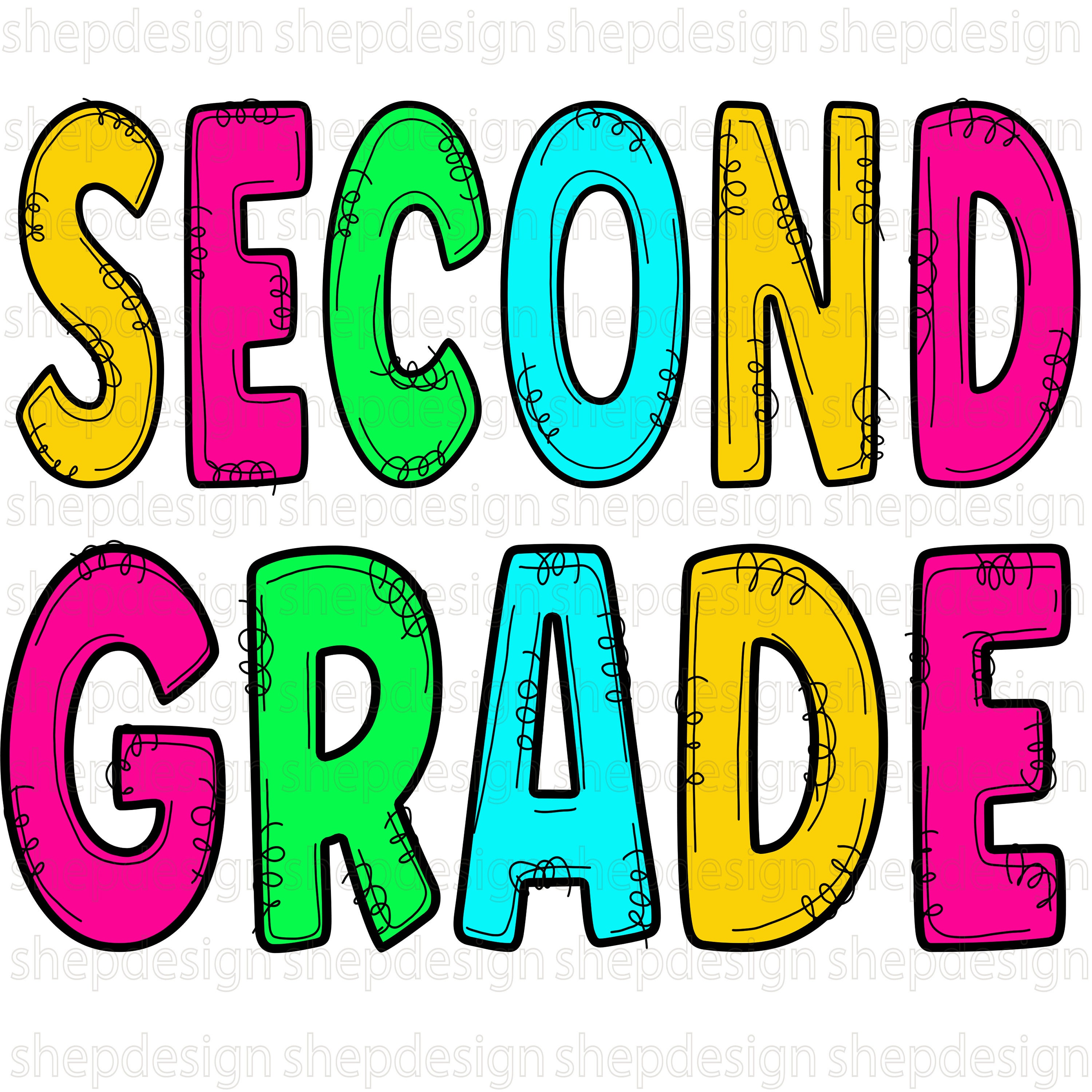 Second Grade PNG Download, High Quality 300 DPI 2nd Grade Back to ...