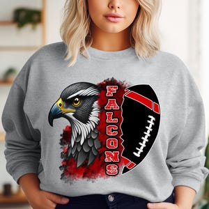 Falcons Football PNG, High Quality 300 DPI Falcons Football PNG Image - Etsy