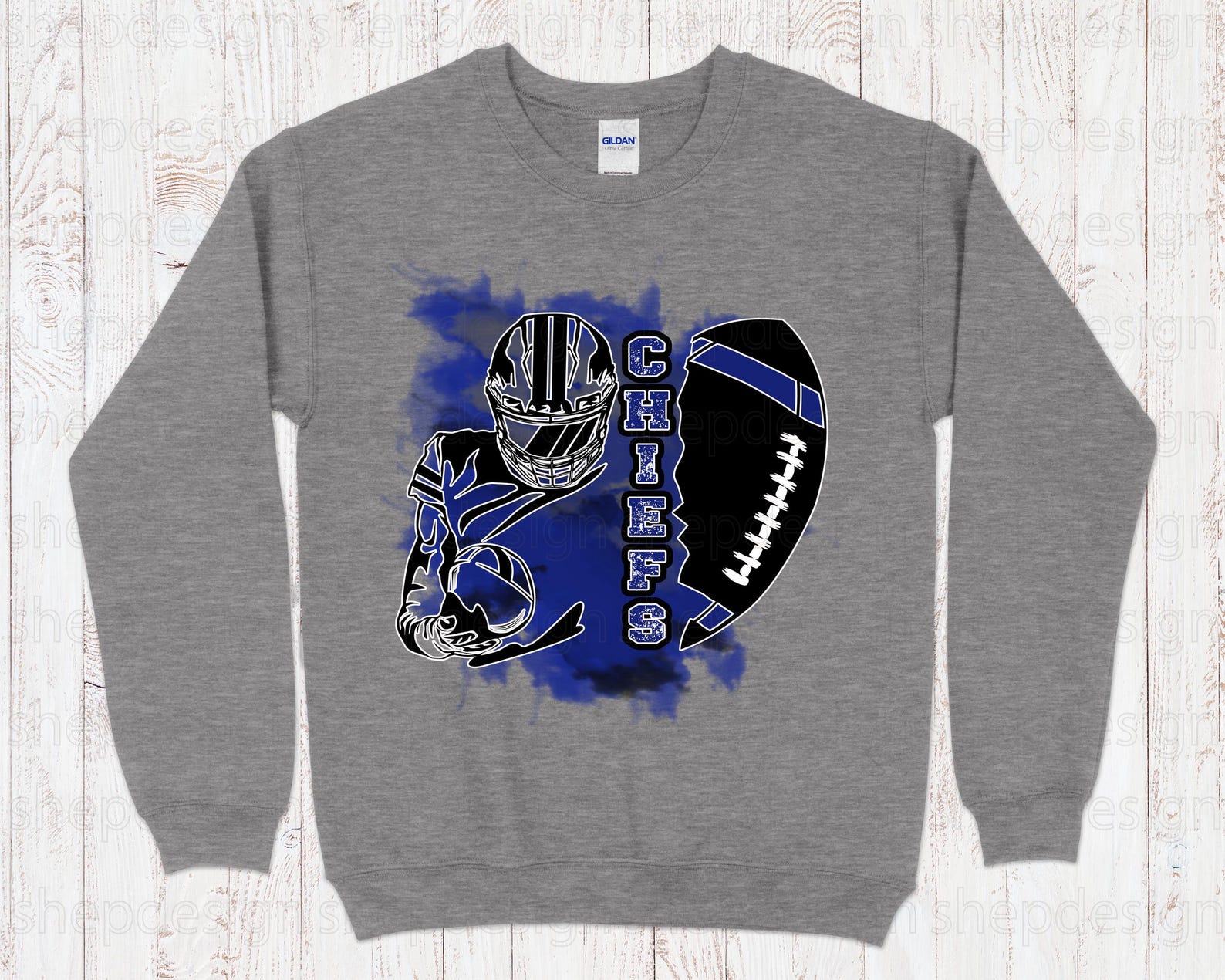 Chiefs Football PNG Digital Download for Sublimation, DTF, or Screen ...