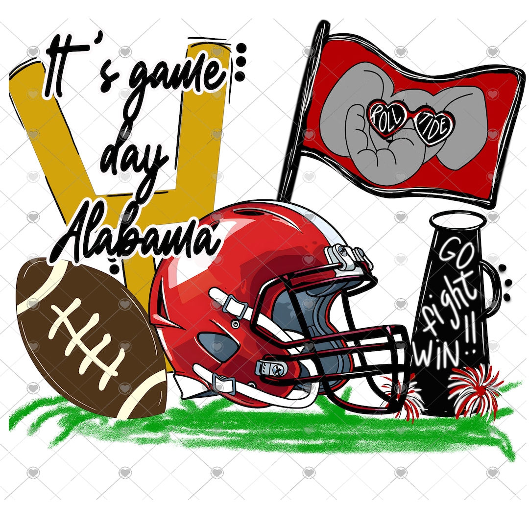 Alabama Football PNG Digital Download, High Quality Commercial Use PNG ...