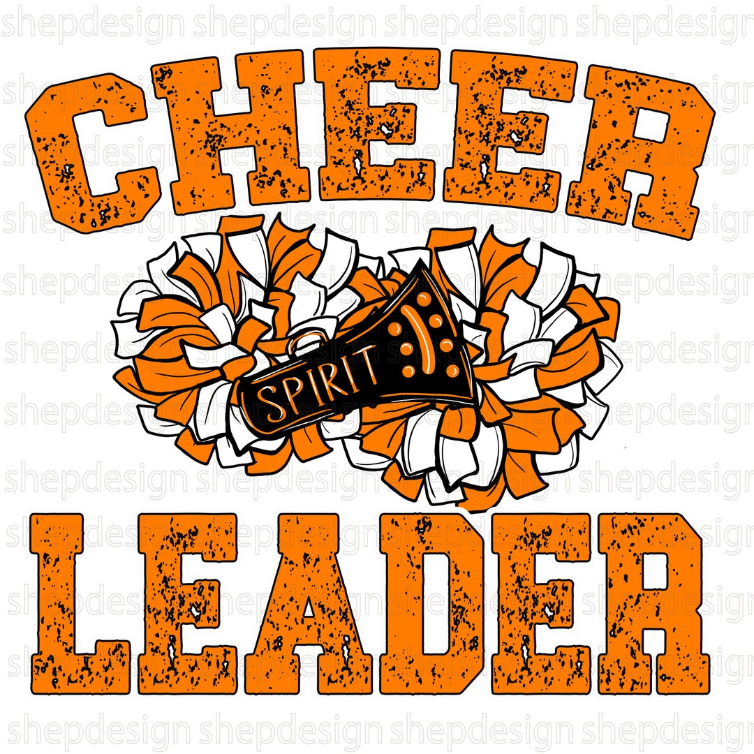 Orange Cheerleader PNG Download, High Quality 300 DPI Orange ...