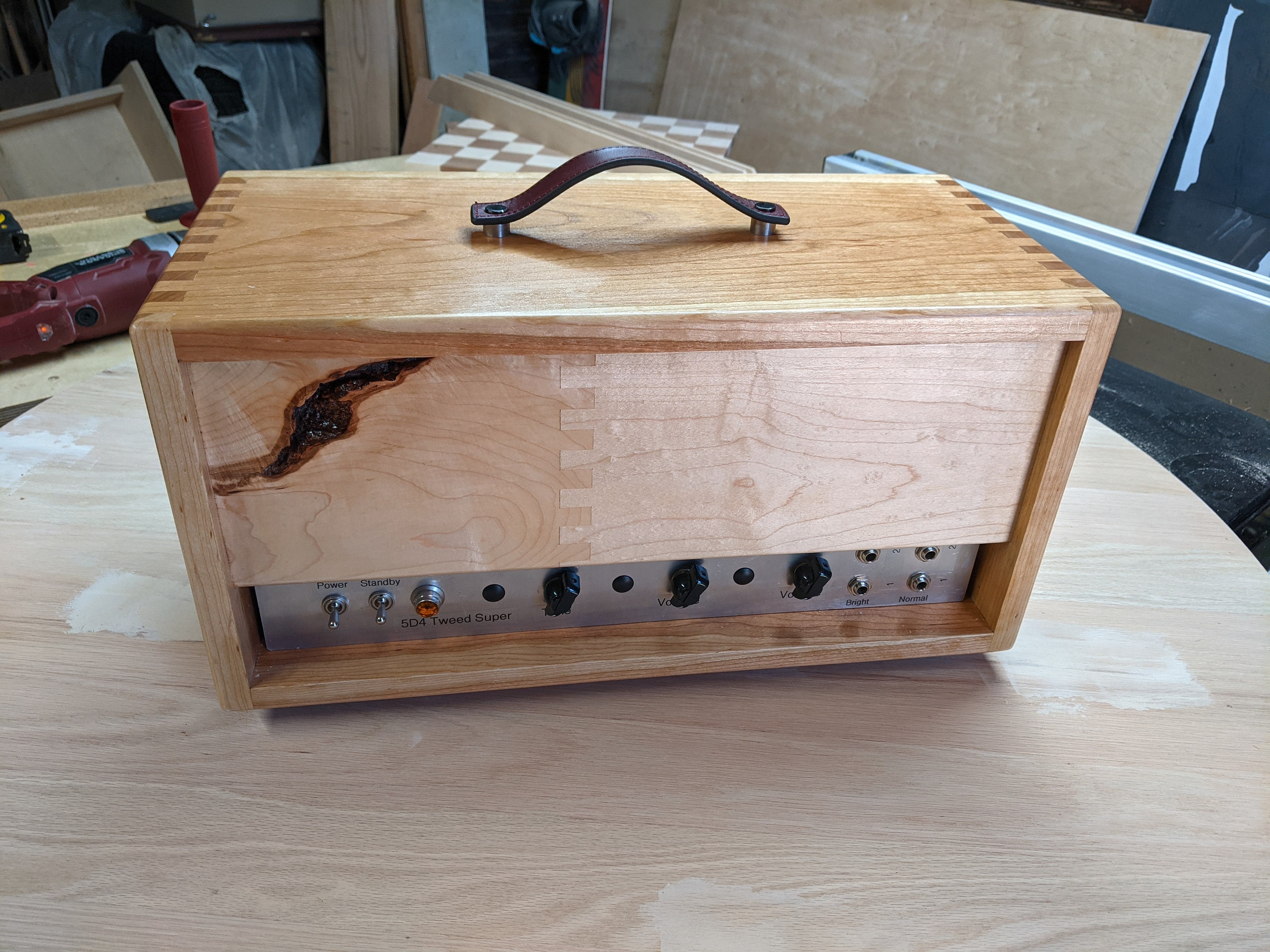 Custom Made Wooden Amp Heads