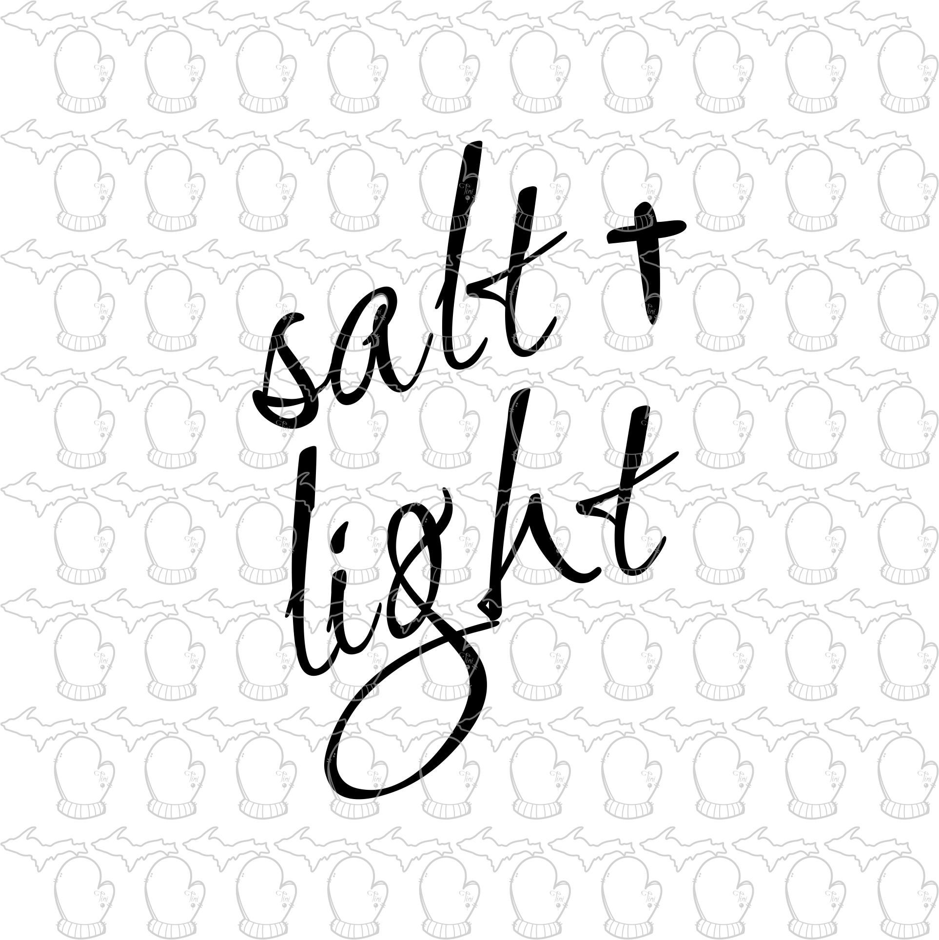 Salt and Light Christian Art! SVG File PDF File Vector Art SVG Matthew ...