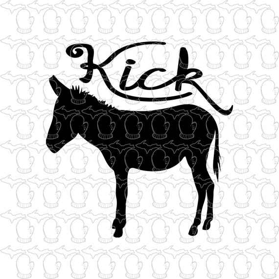 Kick Ass SVG file PDF file Vector Art Goals | Etsy