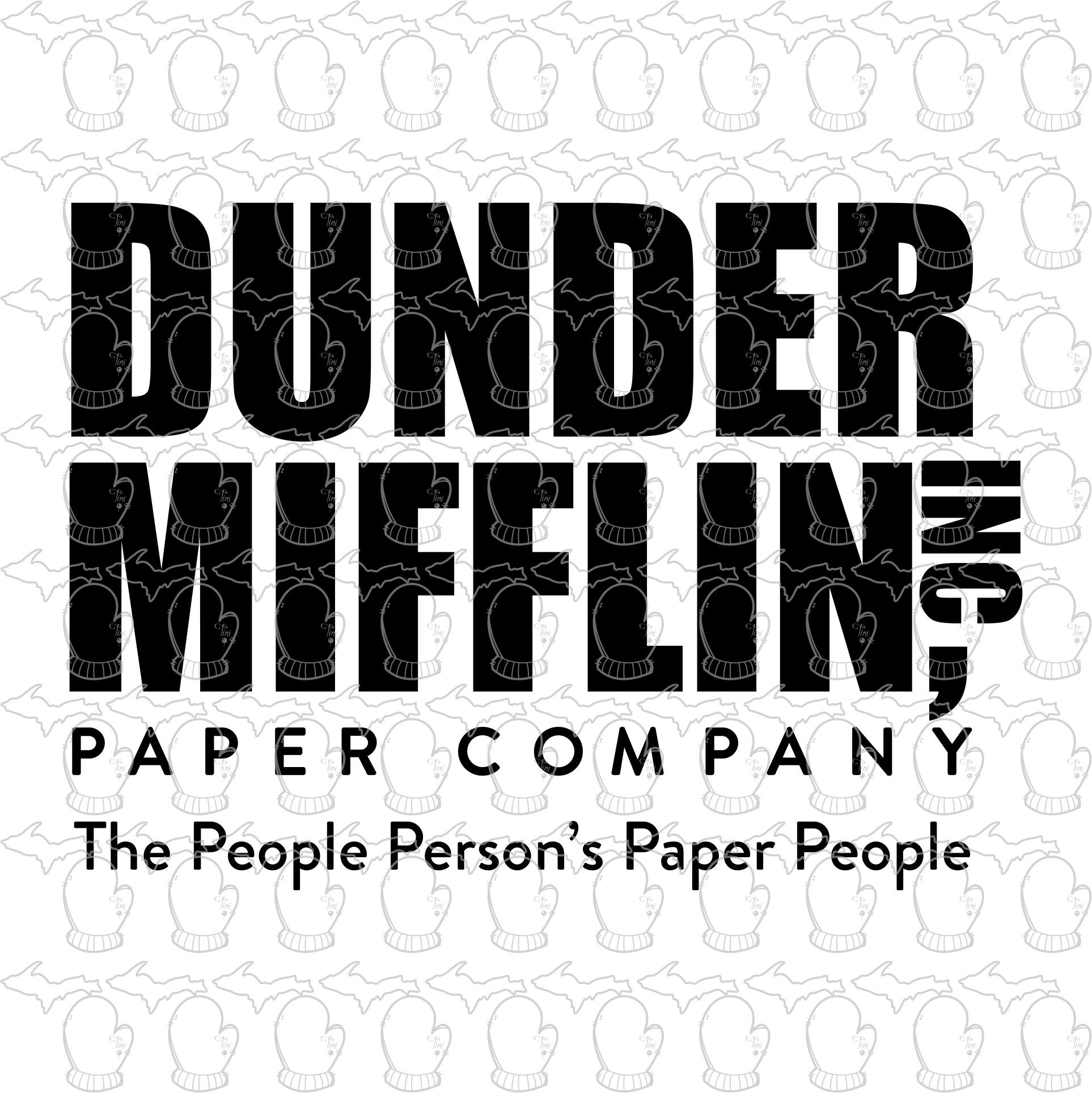 The Office Dunder Mifflin SVG, Vector Art (PDF File) - Etsy