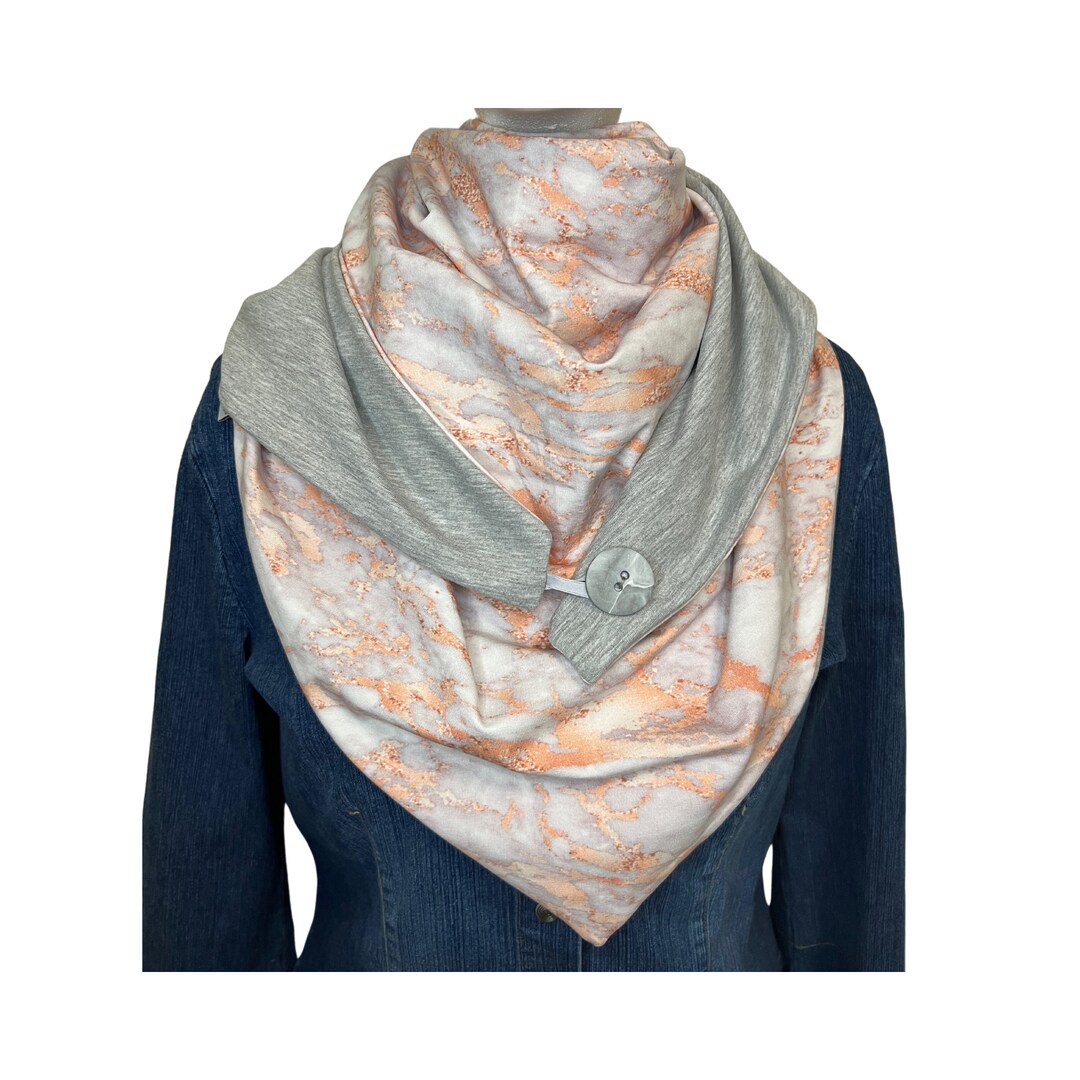 Triangle Cloth in Marble Look for Women XXL Wrap Cloth - Etsy