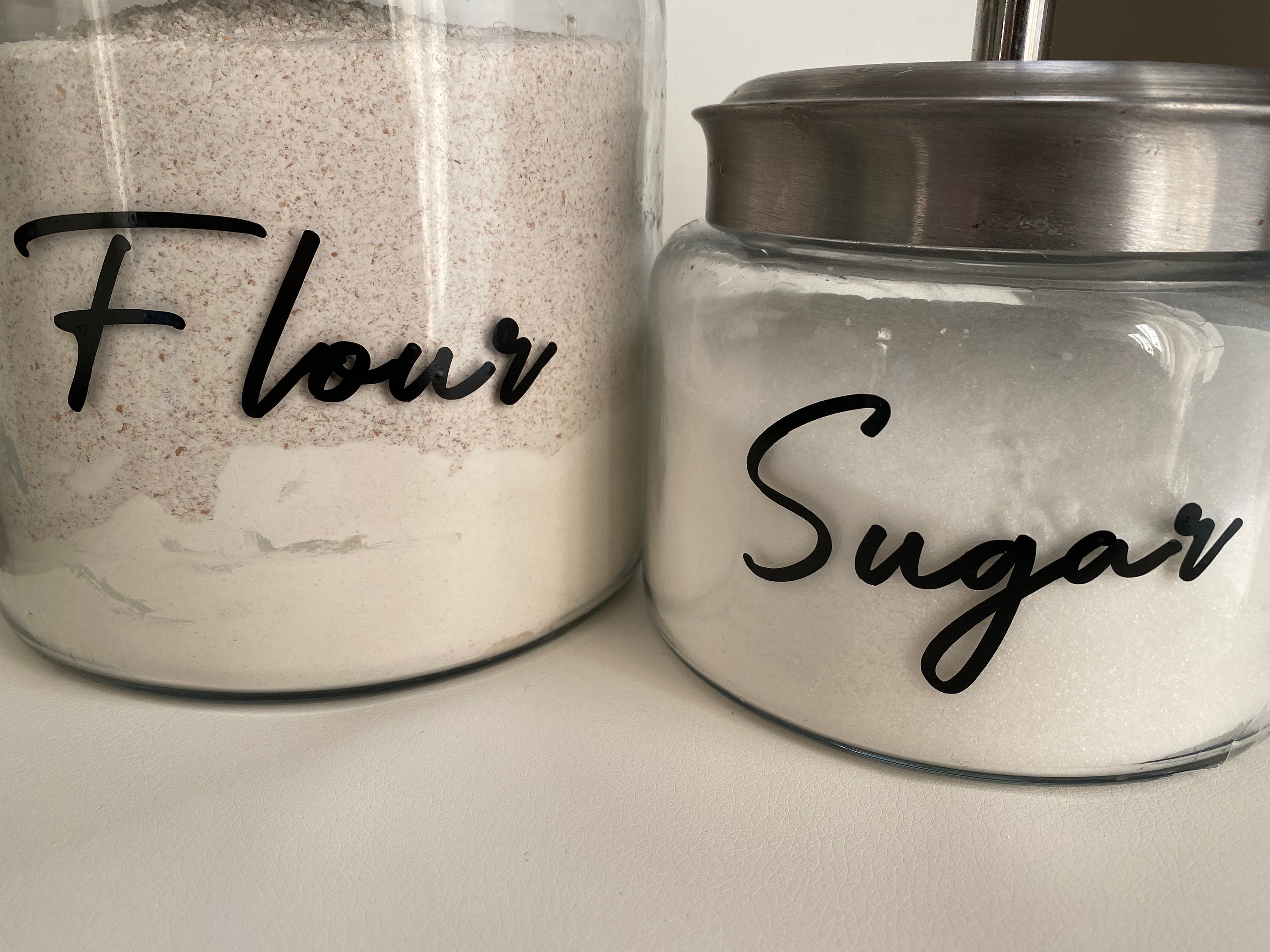 Pantry Name Stickers Kitchen Label Stickers Kitchen Name | Etsy