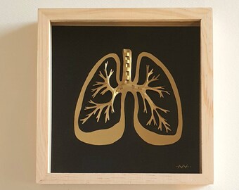 3d Lungs Papercraft - Etsy
