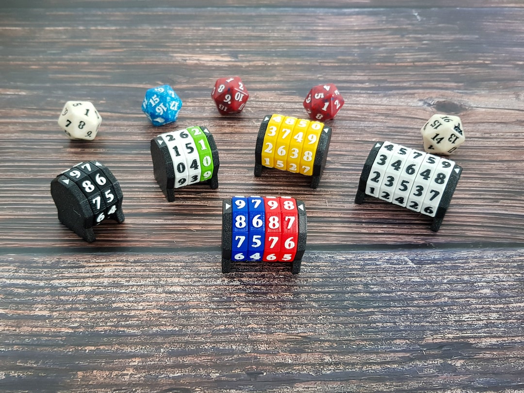 Modular Life Counters 2-5 Digits Victory Points HP Mana Board Game ...
