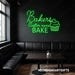 Bakers Custom Name Neon Sign, Bake Shop Custom Light Sign, Personalized ...