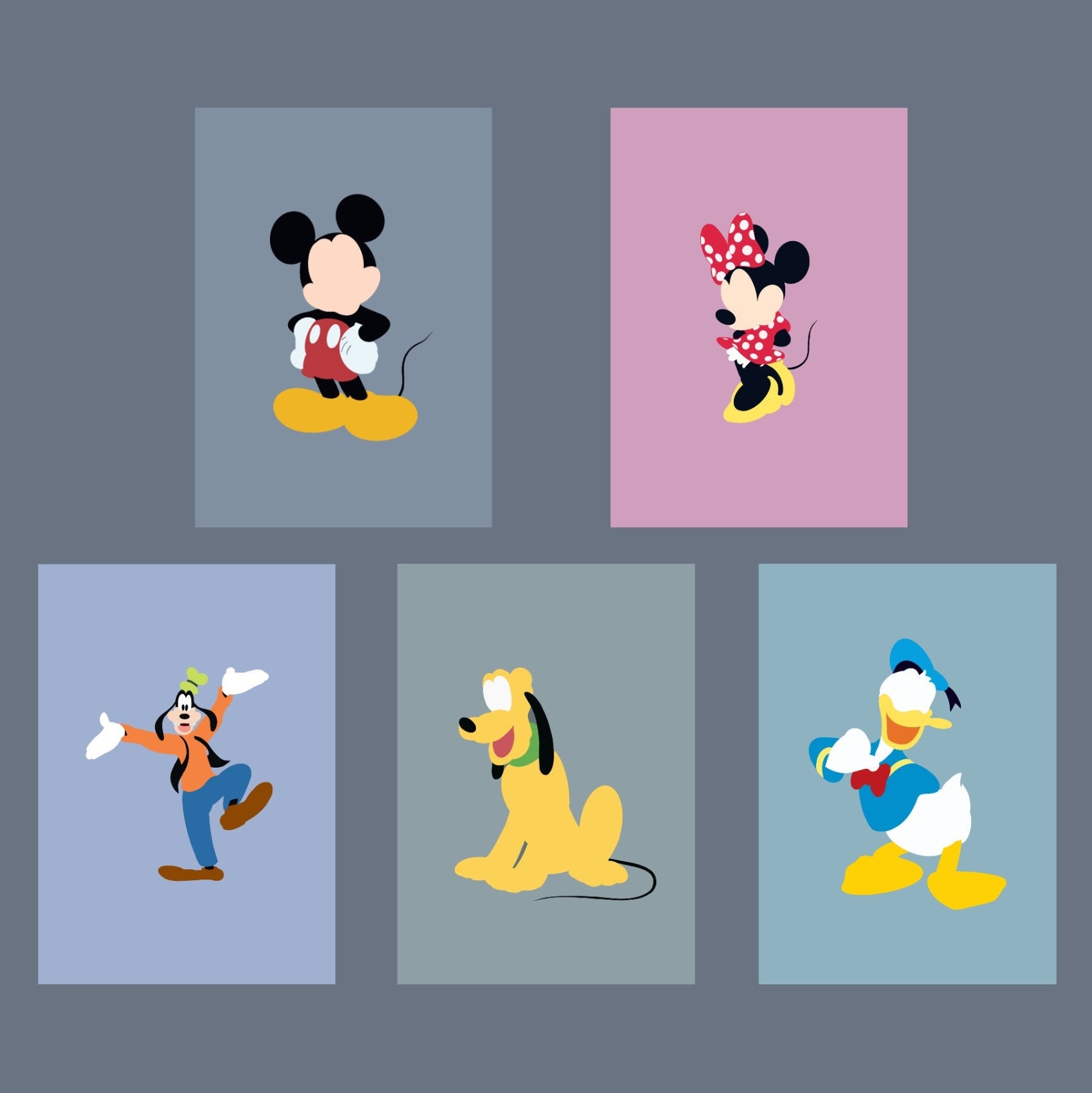 Mickey and Friends Printable Wall Art, PDF ONLY - Etsy