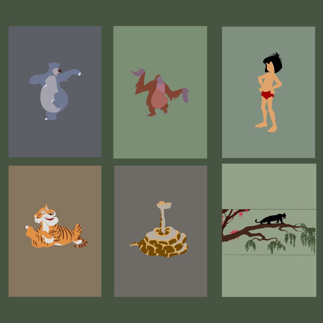 Jungle Book Digital Wall Art Digital Download Only - Etsy