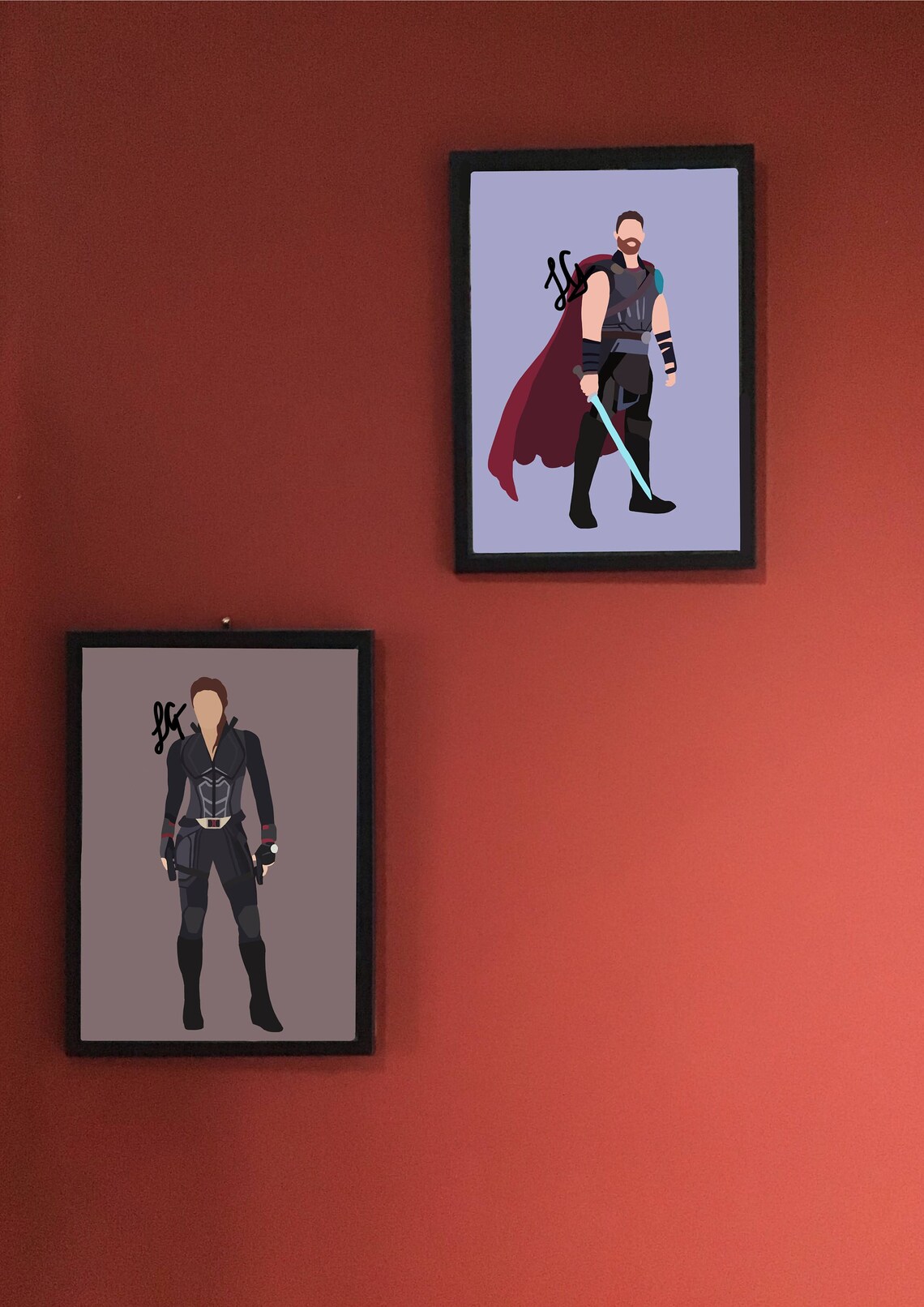 Thor digital art download wall art | Etsy