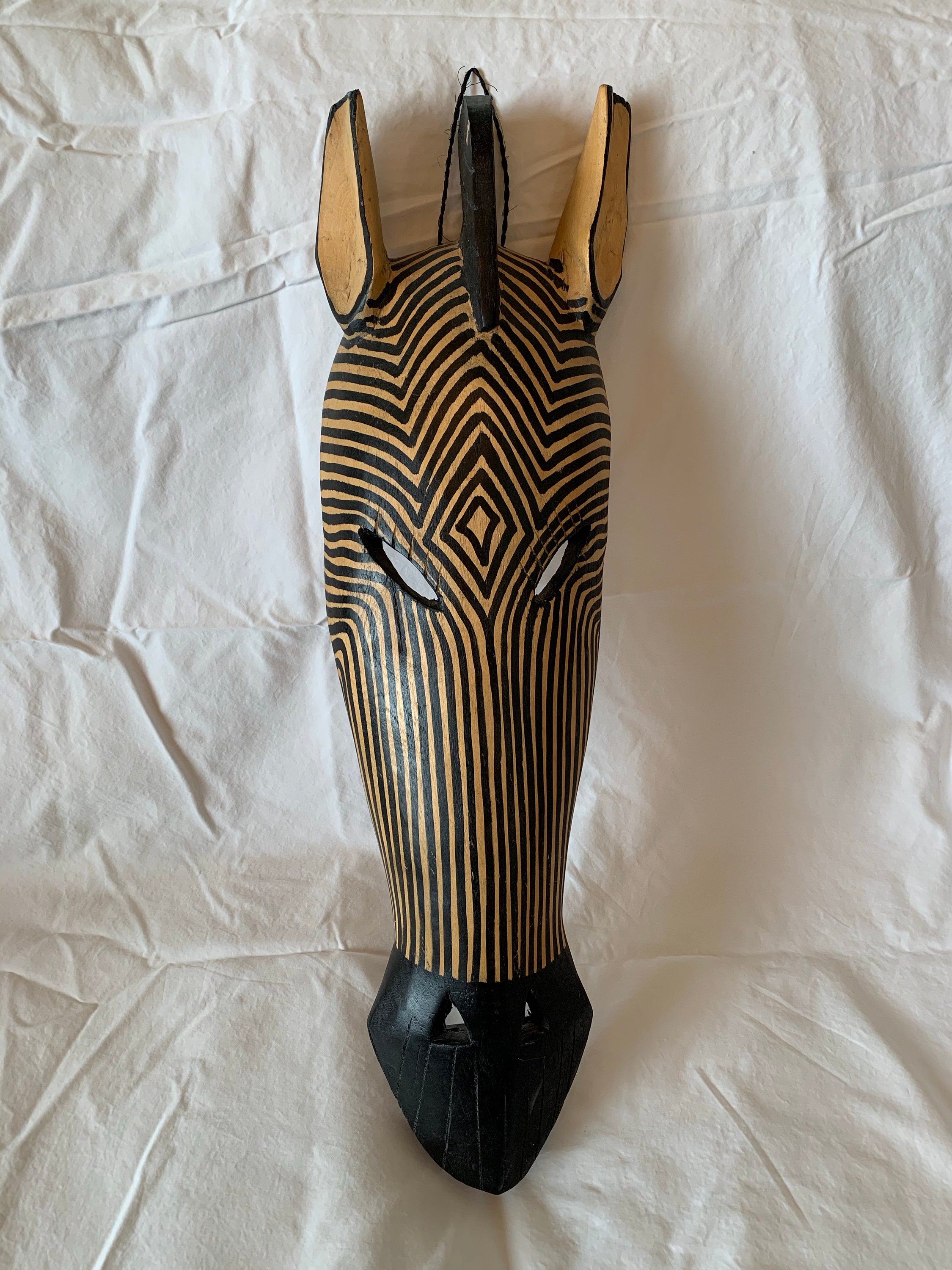 African Zebra Mask (big) - Etsy