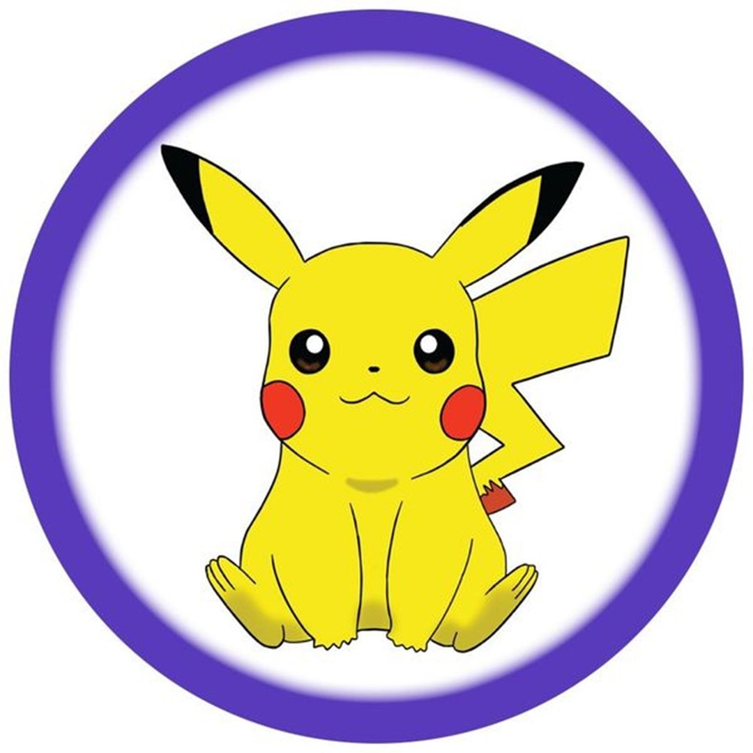 Cake Topper Pokemon Go Wafer Decorative Paper Cake Decoration Punched ...