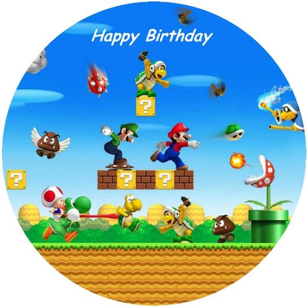 Super Mario Cut Outs - Etsy