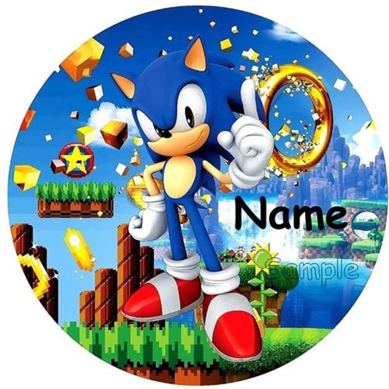Sonic Cake Topper - Etsy