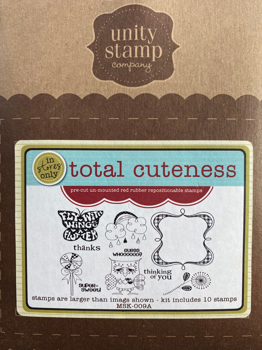 Unity Stamp Company Total Cuteness Stamp Set - Etsy