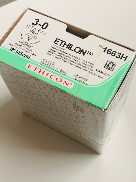 Ethilon 3-0 Suture 1663H CE Marking 2707 Sealed & Sterile Box - Etsy