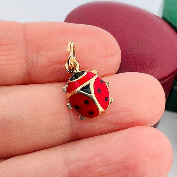 Ladybug Charm - Etsy