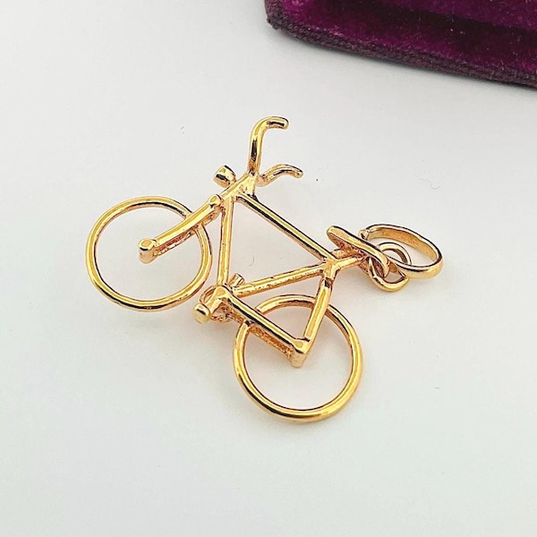 Bicycle Charm - Etsy
