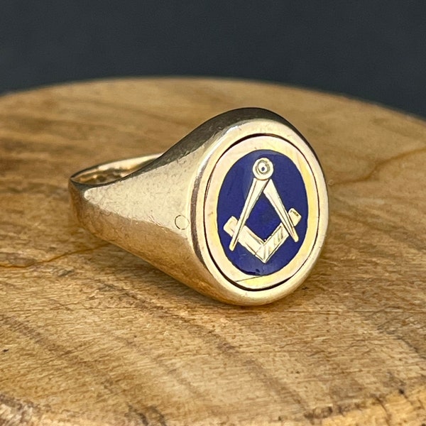 Antique Masonic Ring - Etsy