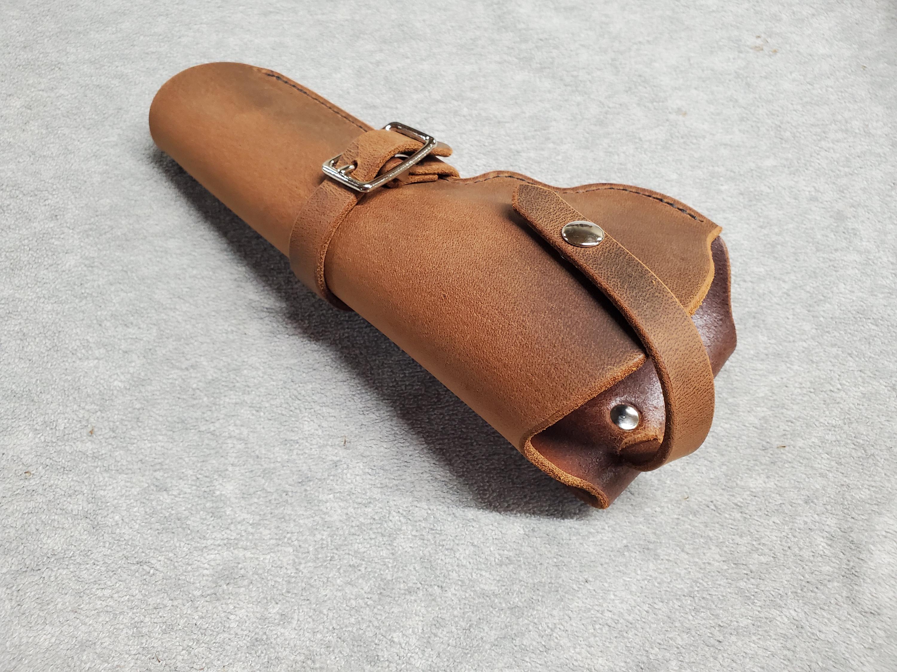 Colt Python Leather Holster, With Snap Strap and Barrel Strap - Made in ...