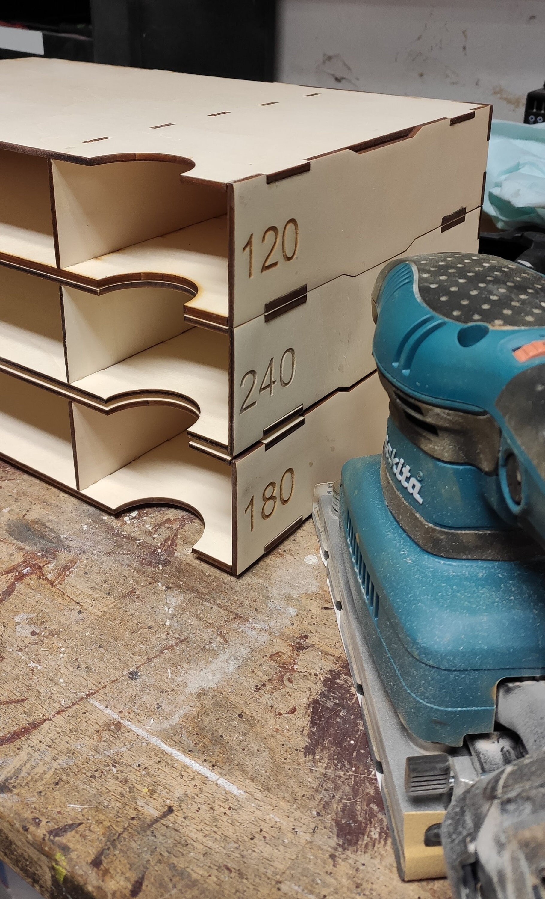 Sandpaper Organizer - Etsy