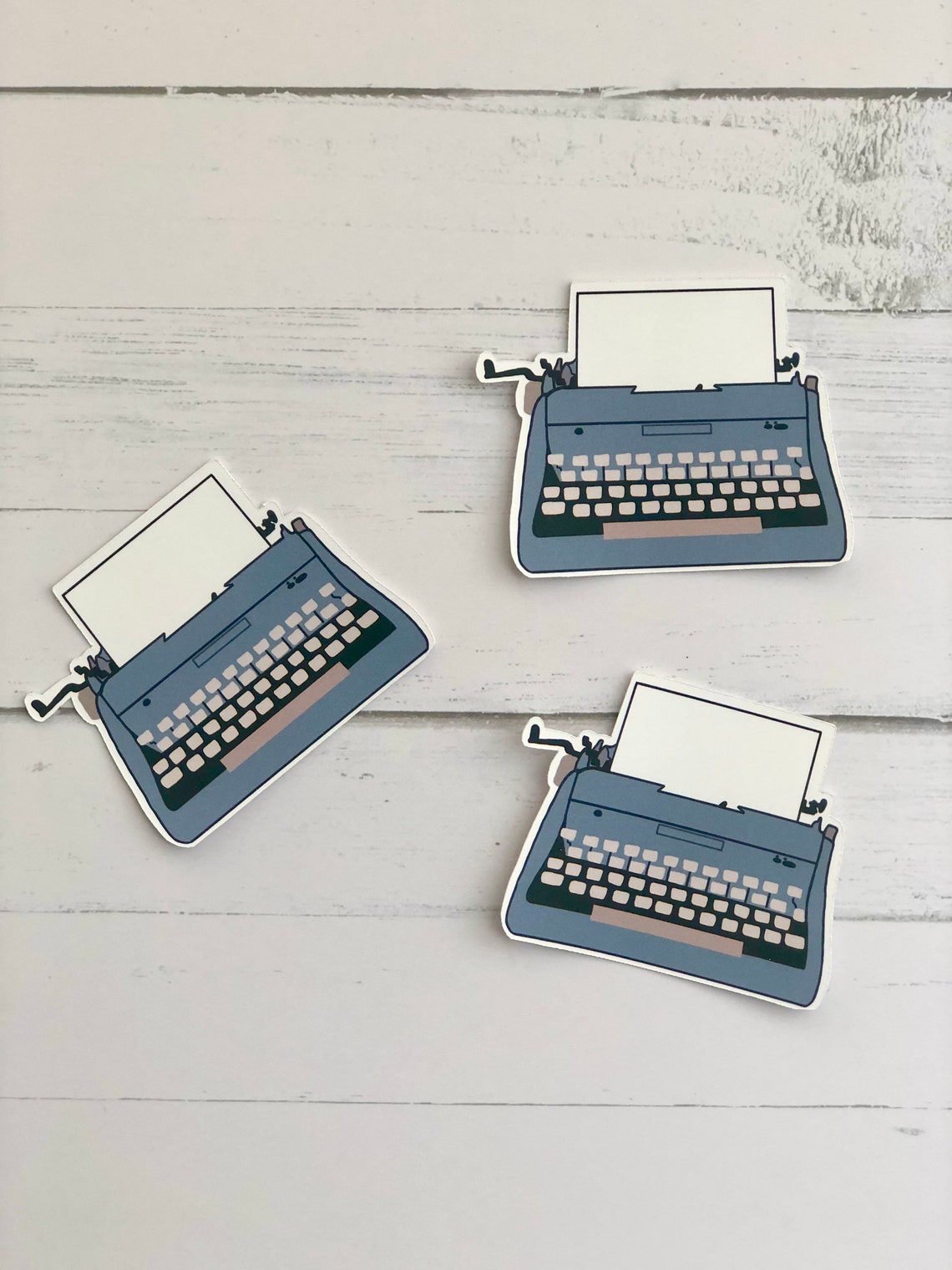 Typewriter Vinyl Sticker Typewriter Writer and Journalist - Etsy