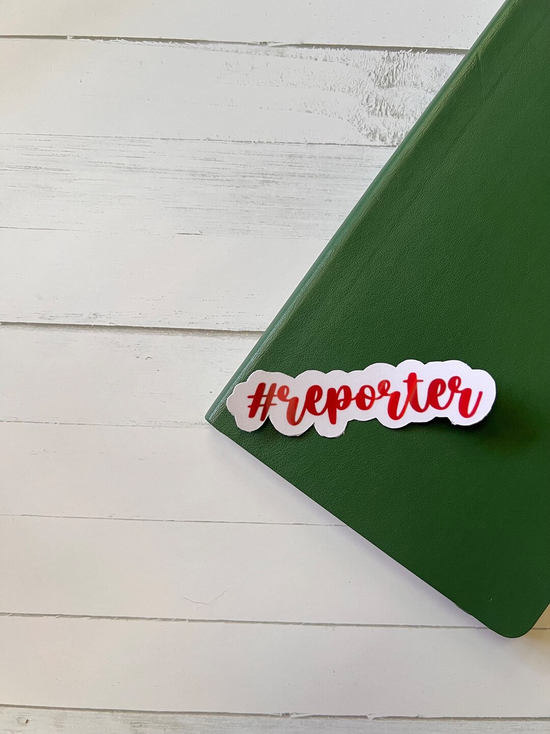 Reporter Vinyl Sticker Occupation Sticker Journalism Stickers, Gifts ...