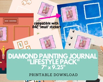 Diamond Art Lifestyle Journal 8.5" X 11" Diamond Painting Tracker DAC ...