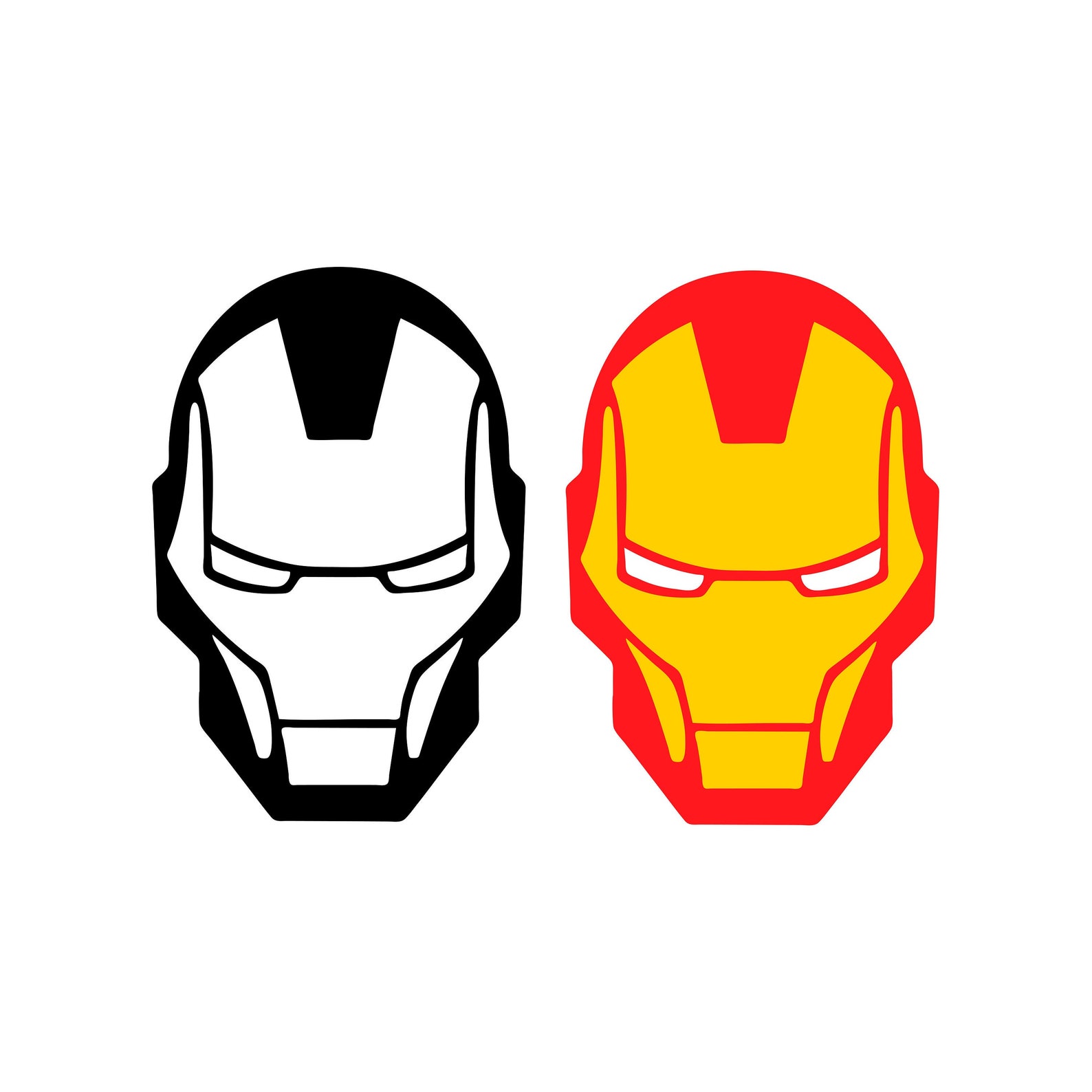 2 in 1 Iron Man Svg File for Cricut Iron Man Logo Iron Man | Etsy