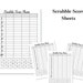Scrabble Score Card | Printable Scrabble Score Sheet | Scrabble Score ...