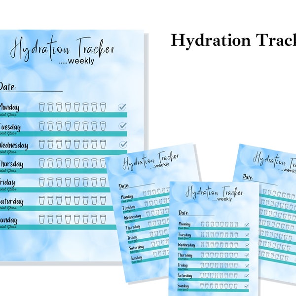 Hydration Tracker - Etsy