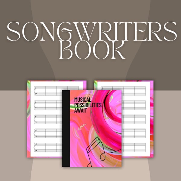 Personalized Blank Sheet Music Paper - Etsy