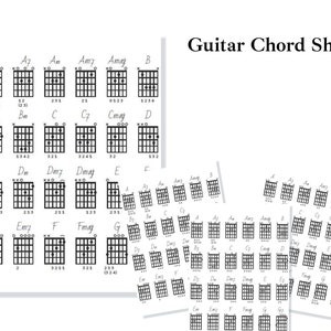 Guitar Chord Chart | Guitar Tab Chords | Song Key | Black Guitar Chord ...