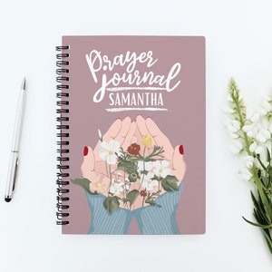 Personalized Prayer Journal for Christian Women, Custom Devotional ...